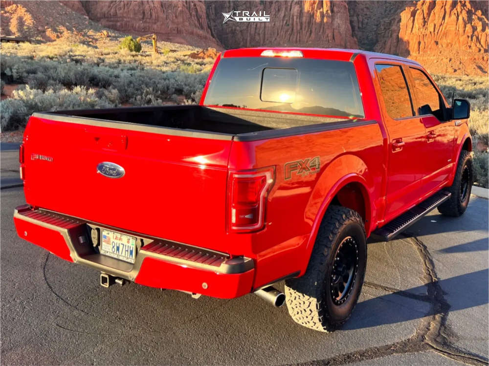 2015 Ford F-150 Wheel Offset Aggressive > 1" Outside Fender Leveling ...