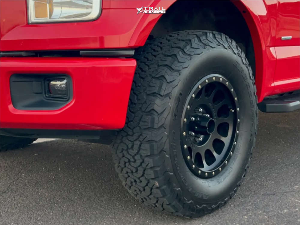 2015 Ford F-150 Wheel Offset Aggressive > 1" Outside Fender Leveling ...