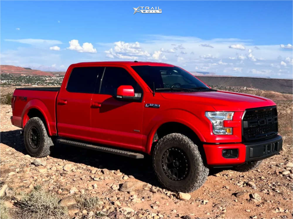 2015 Ford F-150 Wheel Offset Aggressive > 1" Outside Fender Leveling ...