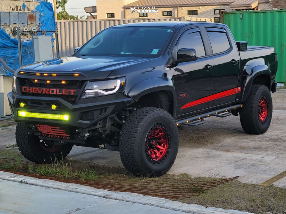 2019 Chevrolet Colorado Wheel Offset Aggressive > 1" Outside Fender ...