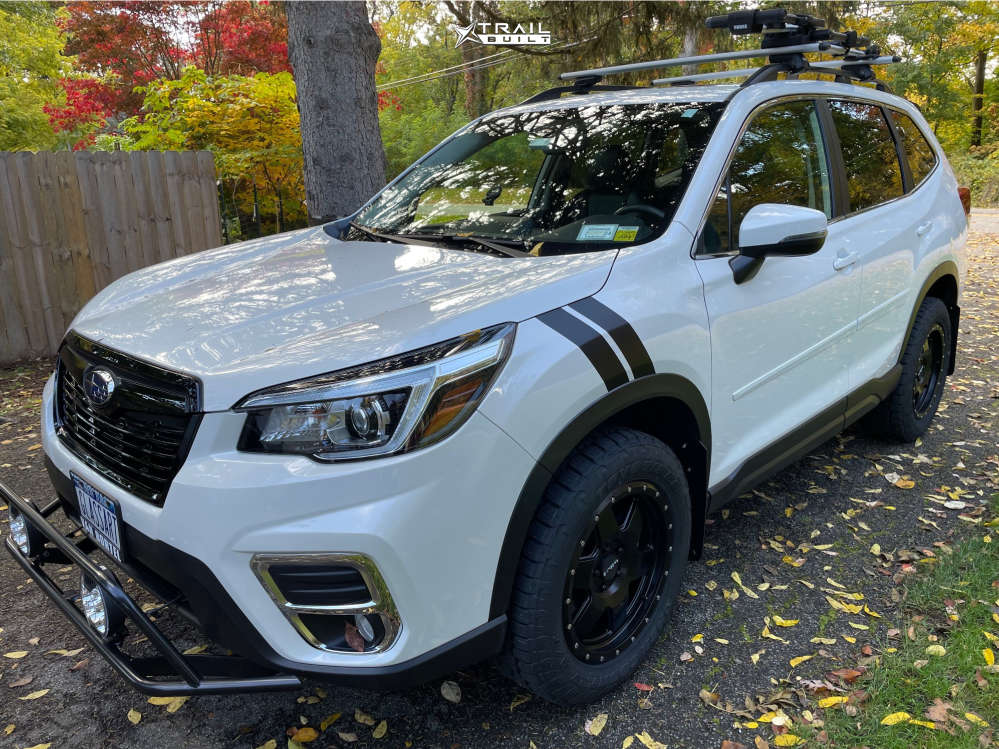 2019 Subaru Forester Wheel Offset Slightly Aggressive Leveling Kit ...