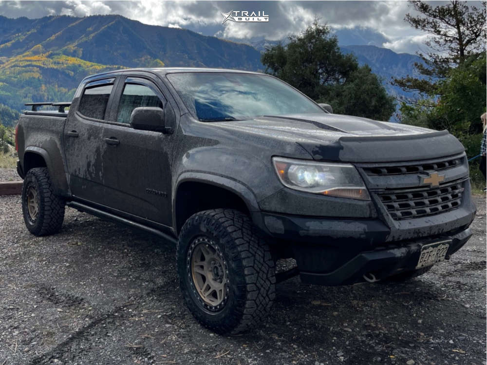 2018 Chevrolet Colorado Wheel Offset Aggressive > 1" Outside Fender ...