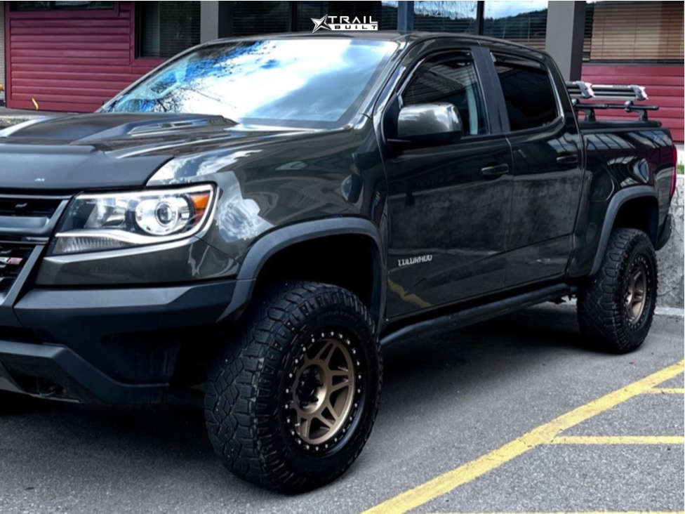 2018 Chevrolet Colorado Wheel Offset Aggressive > 1" Outside Fender ...