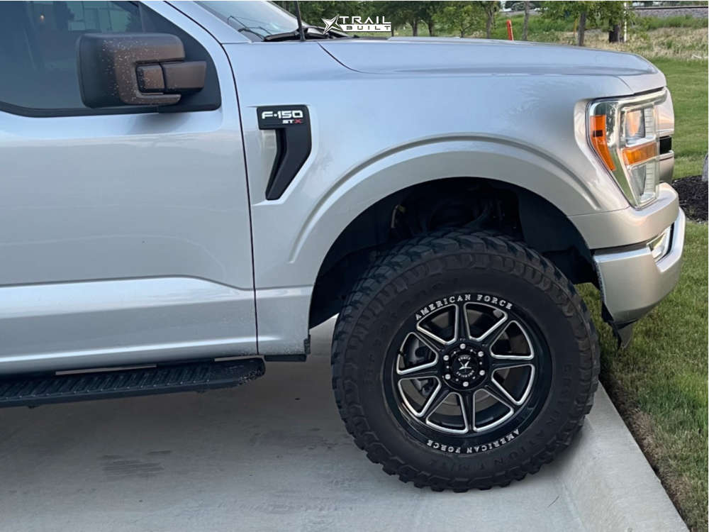 2021 Ford F-150 Wheel Offset Aggressive > 1" Outside Fender Suspension ...