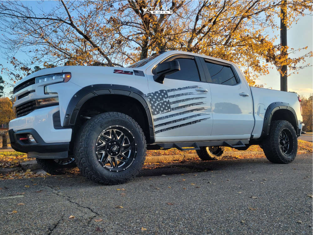 2020 Chevrolet Silverado 1500 Wheel Offset Aggressive > 1" Outside ...