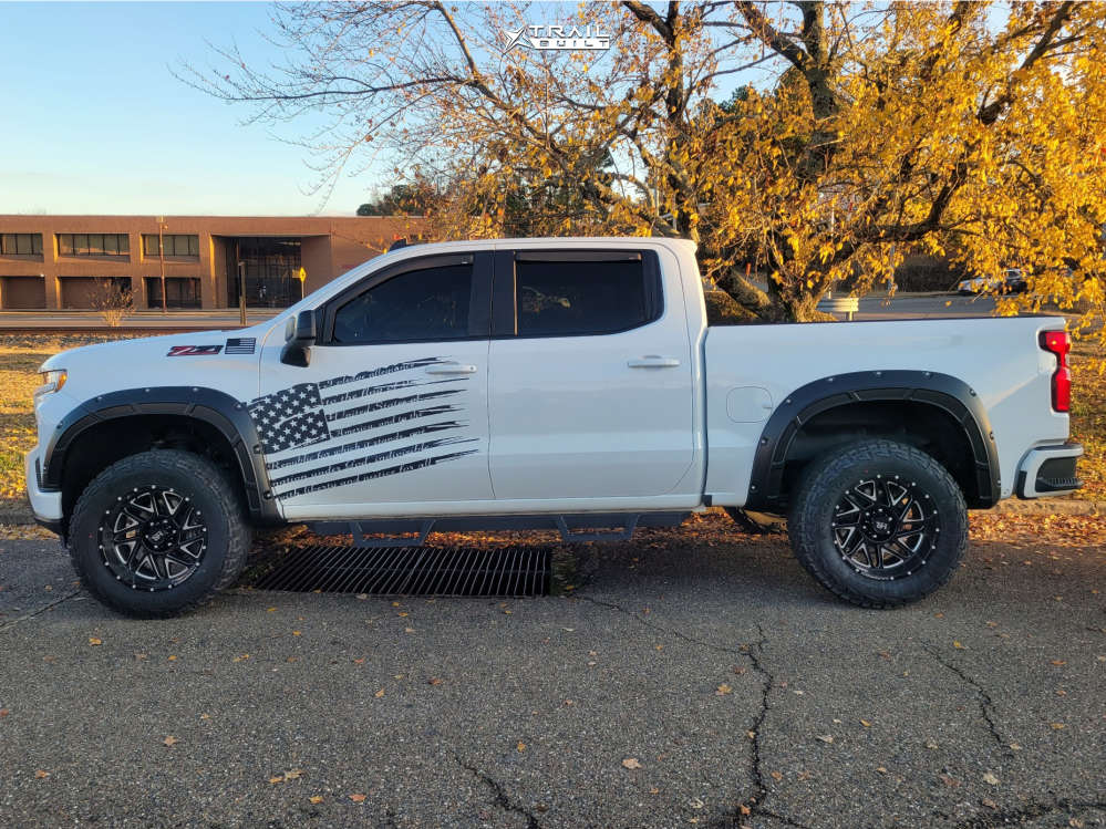 2020 Chevrolet Silverado 1500 Wheel Offset Aggressive > 1" Outside ...