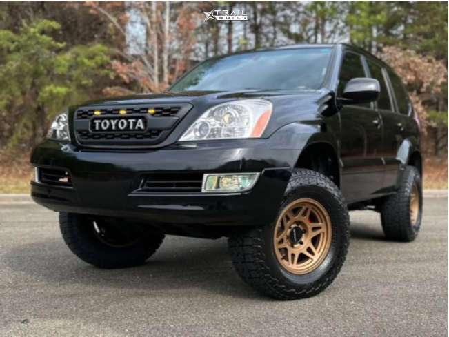 2005 Lexus GX470 Wheel Offset Aggressive > 1" Outside Fender Suspension ...