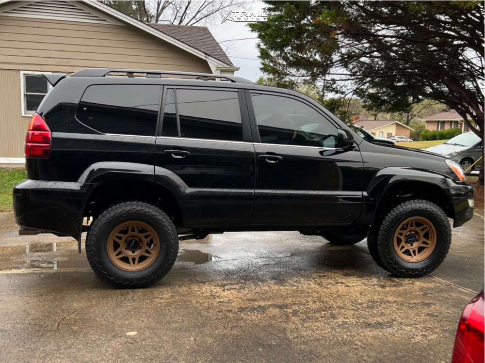 2005 Lexus GX470 Wheel Offset Aggressive > 1" Outside Fender Suspension ...