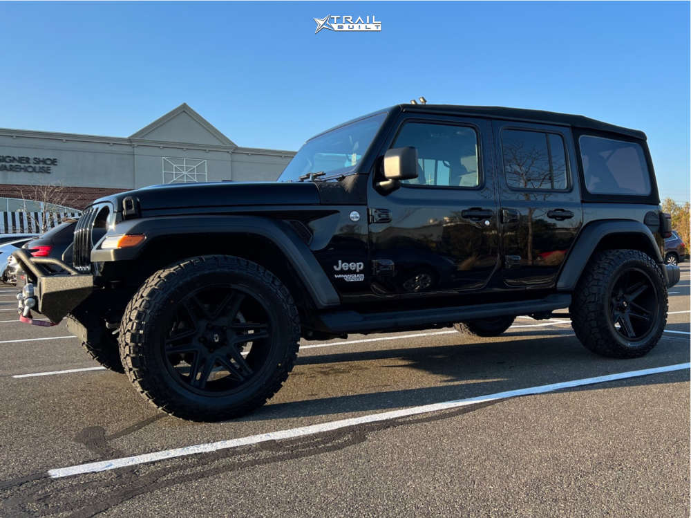 2020 Jeep Wrangler Wheel Offset Aggressive > 1" Outside Fender Stock ...