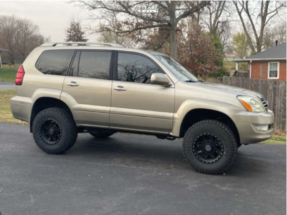 2005 Lexus GX470 Wheel Offset Slightly Aggressive Leveling Kit ...