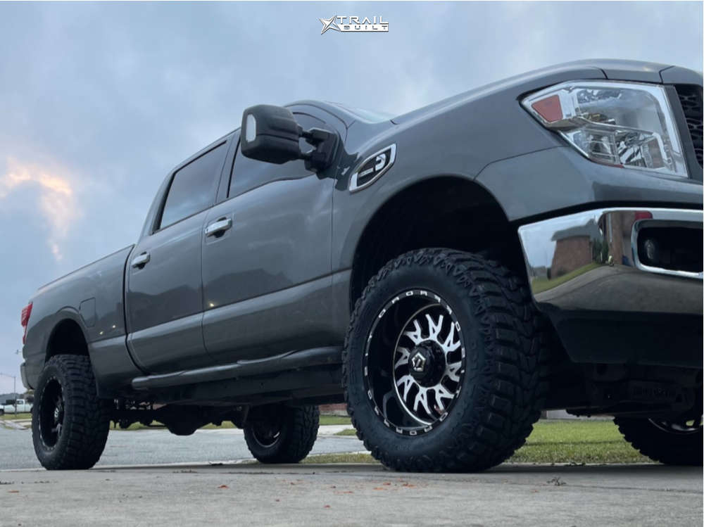 2019 Nissan Titan XD Wheel Offset Super Aggressive 3"-5" Suspension ...