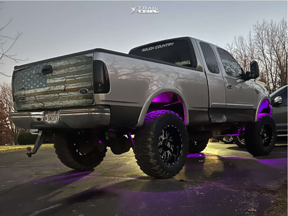 2000 Ford F-150 Wheel Offset Aggressive > 1" Outside Fender Suspension ...