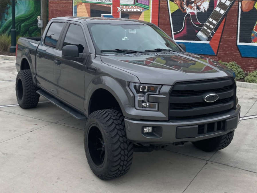 2016 Ford F-150 Wheel Offset Aggressive > 1" Outside Fender Suspension ...
