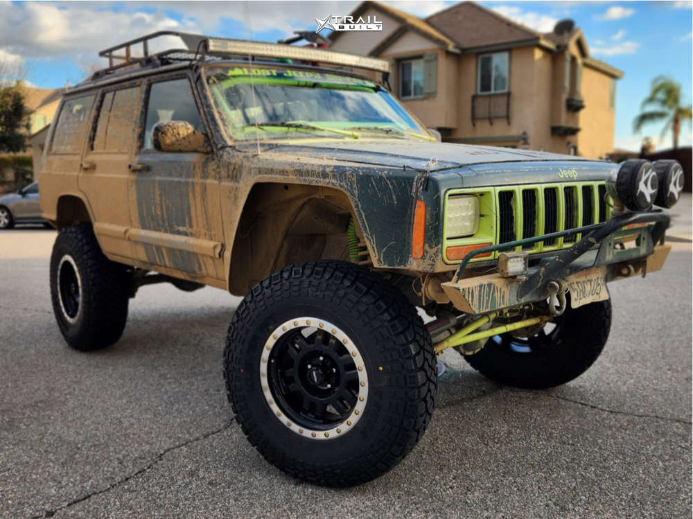 1999 Jeep Cherokee Wheel Offset Nearly Flush Suspension Lift 6.5 ...