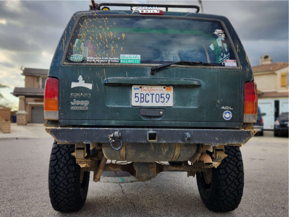 1999 Jeep Cherokee Wheel Offset Nearly Flush Suspension Lift 6.5 ...