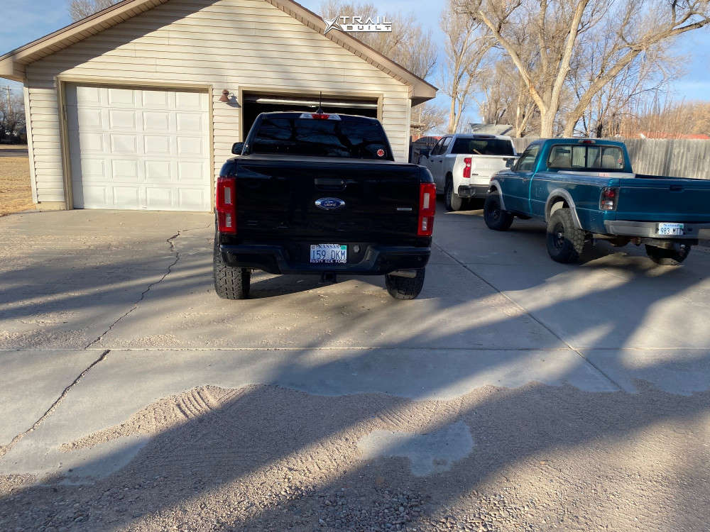 2019 Ford Ranger Wheel Offset Aggressive > 1" Outside Fender Leveling ...