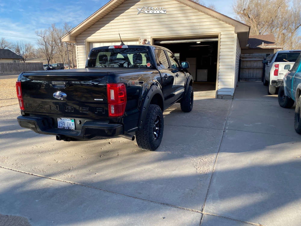 2019 Ford Ranger Wheel Offset Aggressive > 1" Outside Fender Leveling ...