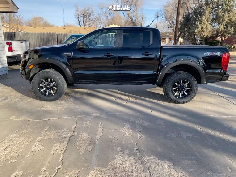 2019 Ford Ranger Wheel Offset Aggressive > 1" Outside Fender Leveling ...