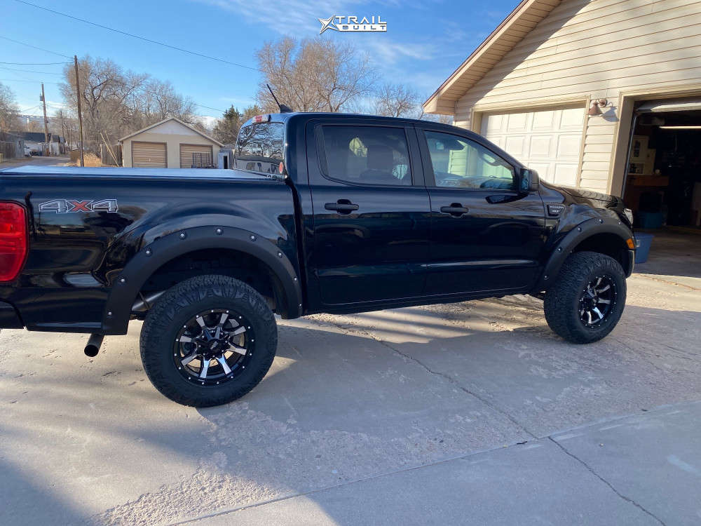 2019 Ford Ranger Wheel Offset Aggressive > 1" Outside Fender Leveling ...