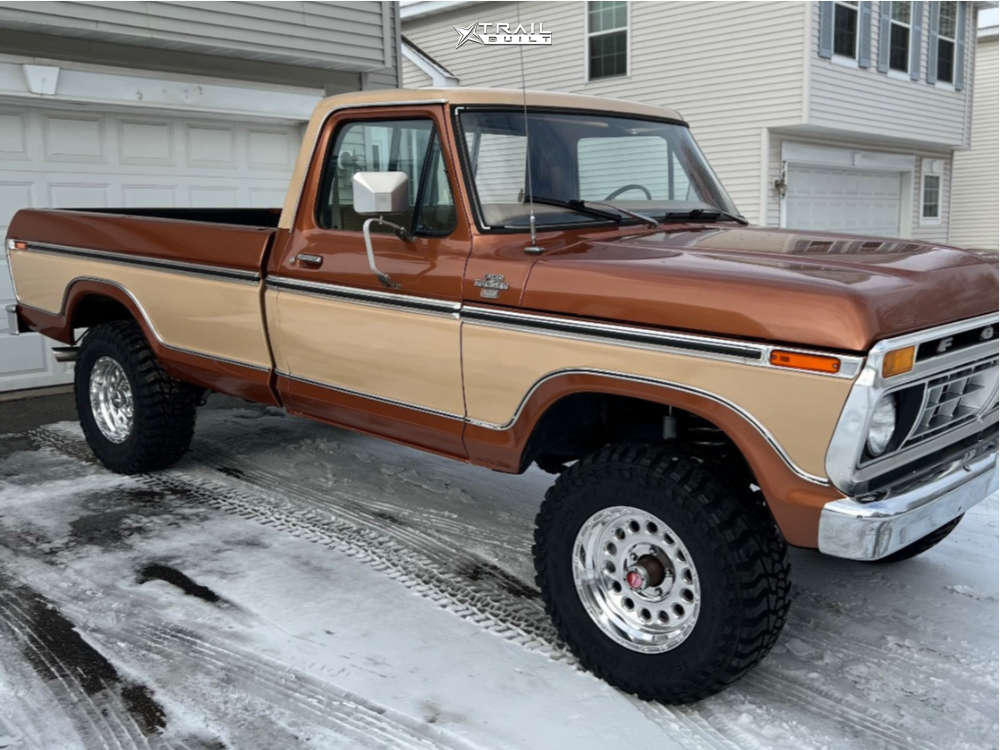 1977 Ford F-150 Wheel Offset Aggressive > 1" Outside Fender Leveling ...