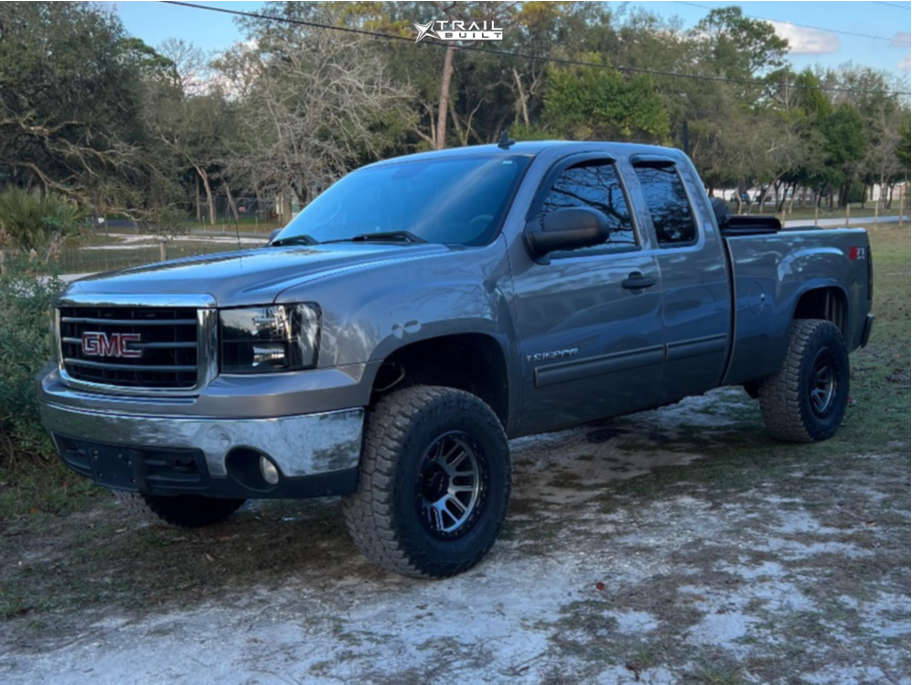 2008 GMC Sierra 1500 Wheel Offset Aggressive > 1" Outside Fender ...