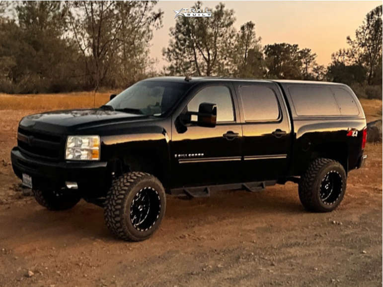 2009 Chevrolet Silverado 1500 Wheel Offset Aggressive > 1" Outside ...