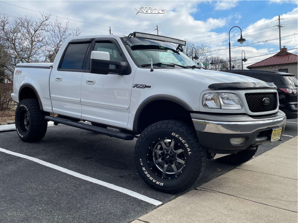 2002 Ford F-150 Wheel Offset Super Aggressive 3"-5" Suspension Lift 5 ...