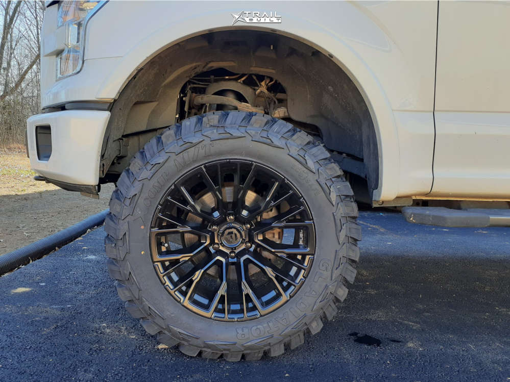2015 Ford F-150 Wheel Offset Slightly Aggressive Suspension Lift 6 ...