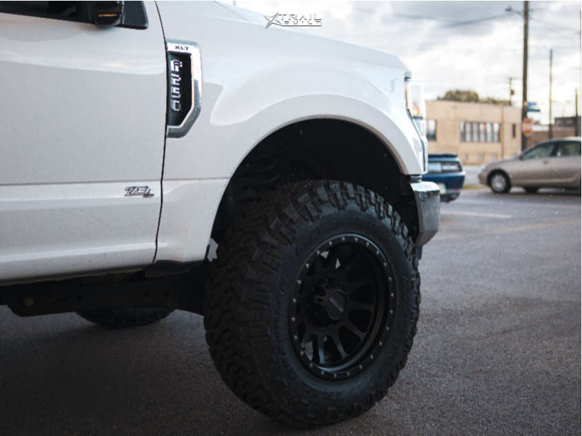 2022 Ford F-250 Super Duty Wheel Offset Aggressive > 1" Outside Fender ...