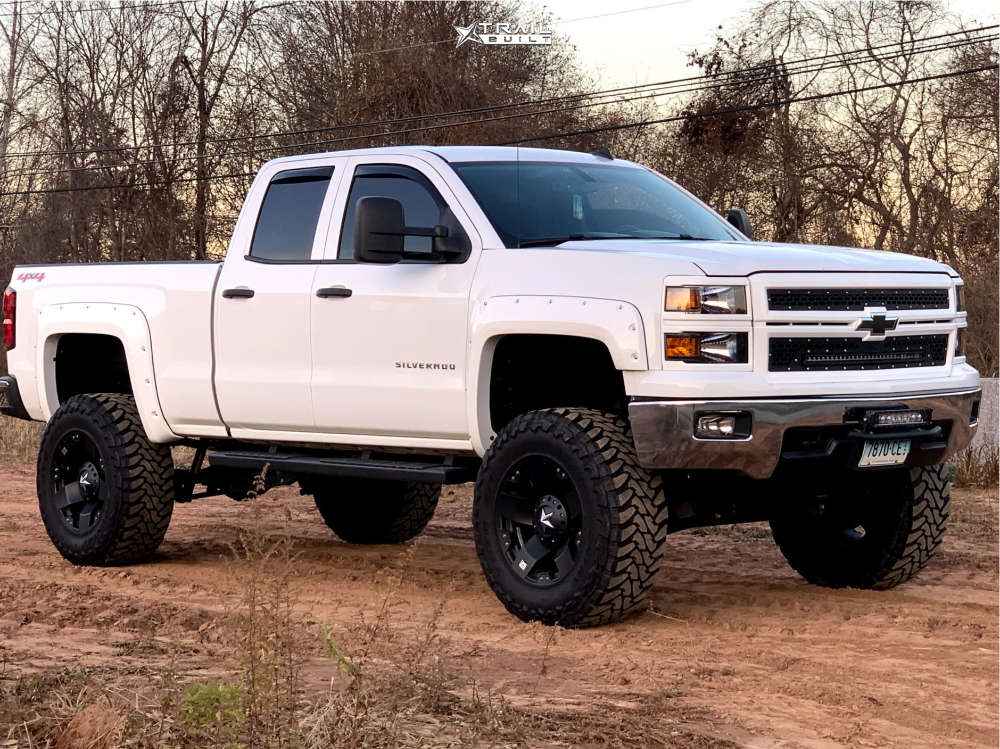 2014 Chevrolet Silverado 1500 Wheel Offset Aggressive > 1" Outside ...