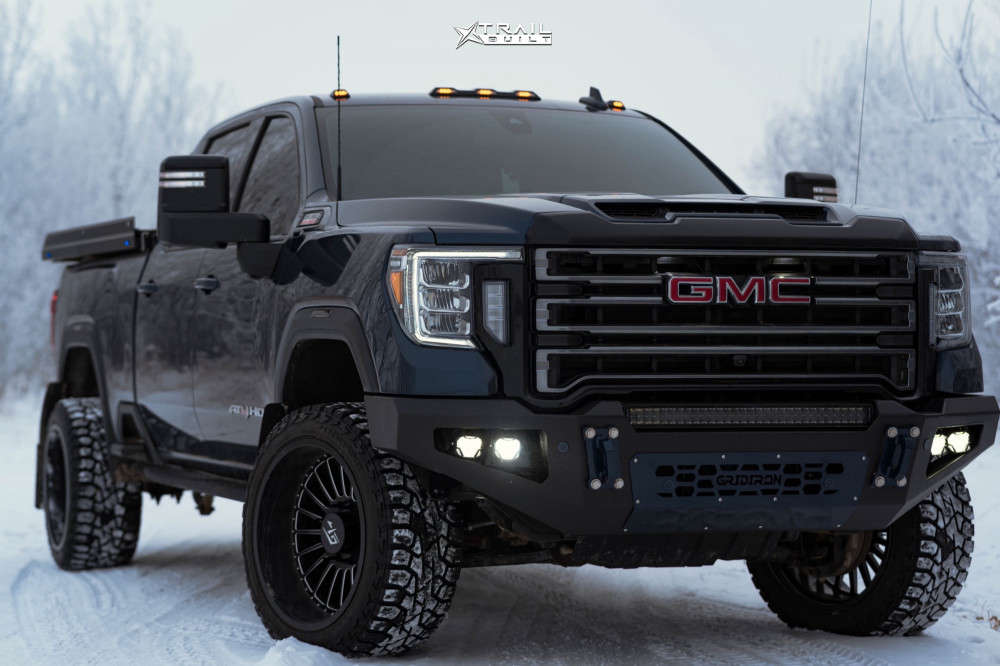 2022 GMC Sierra 3500 HD Wheel Offset Aggressive > 1" Outside Fender ...