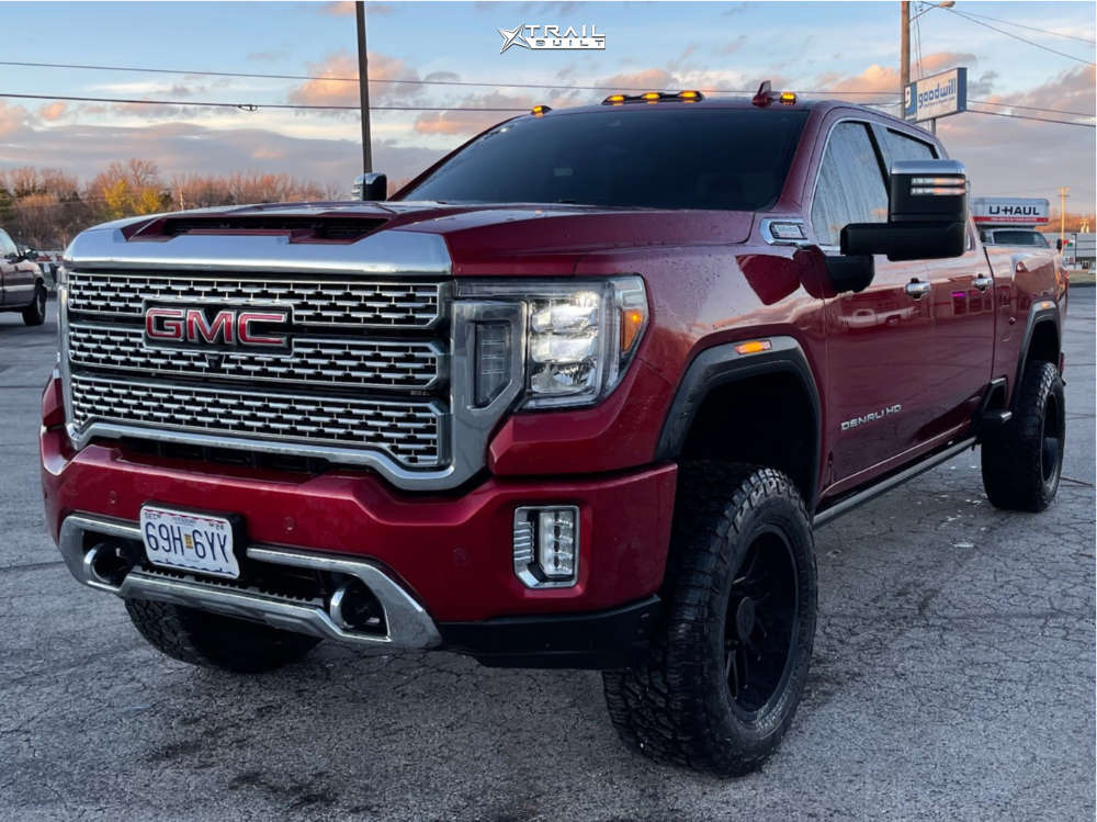 2021 GMC Sierra 2500 HD Wheel Offset Aggressive > 1" Outside Fender ...