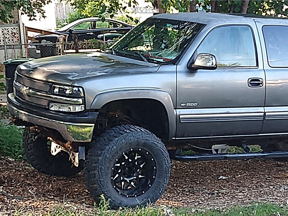 2000 Chevrolet Silverado 1500 Wheel Offset Aggressive > 1" Outside ...
