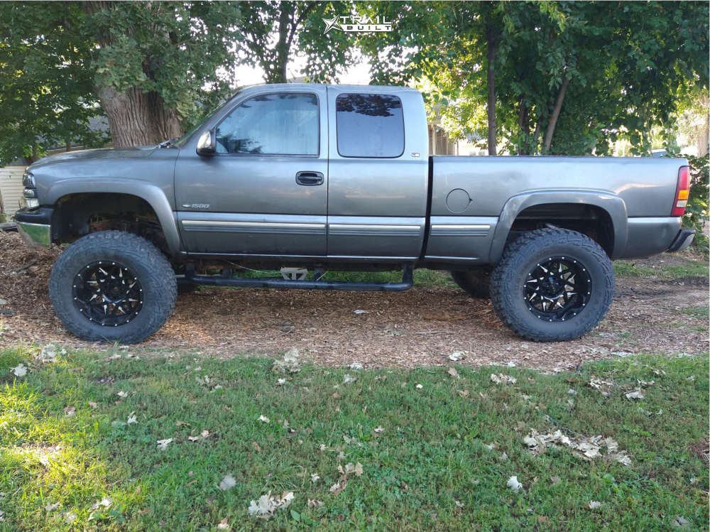 2000 Chevrolet Silverado 1500 Wheel Offset Aggressive > 1" Outside ...