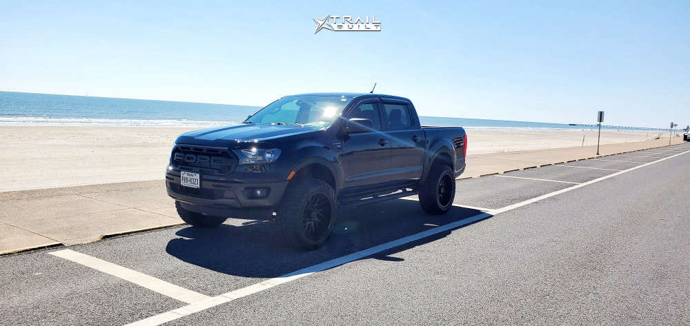 2021 Ford Ranger Wheel Offset Aggressive > 1" Outside Fender Suspension ...