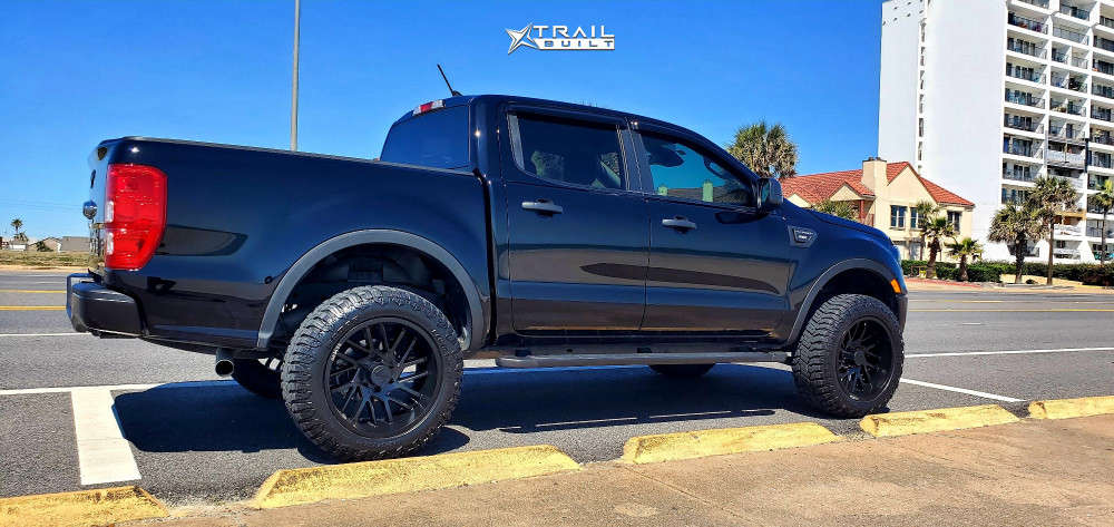 2021 Ford Ranger Wheel Offset Aggressive > 1" Outside Fender Suspension ...