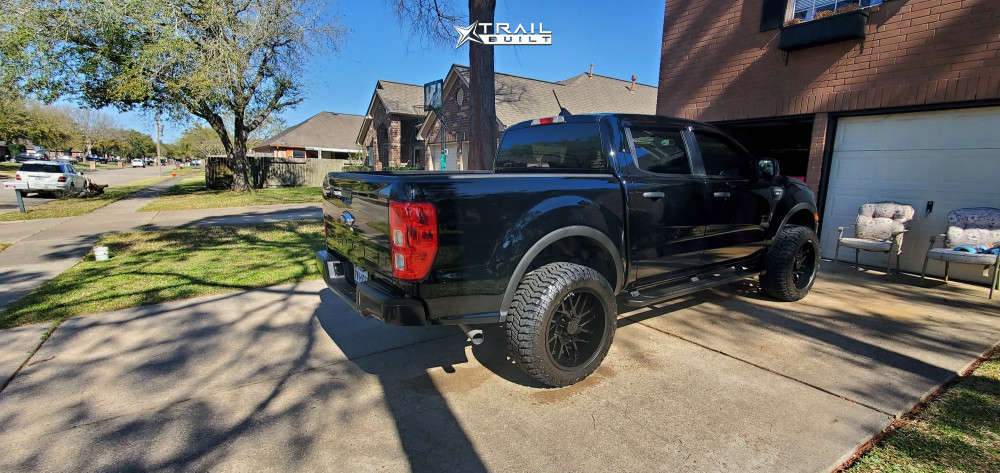 2021 Ford Ranger Wheel Offset Aggressive > 1" Outside Fender Suspension ...