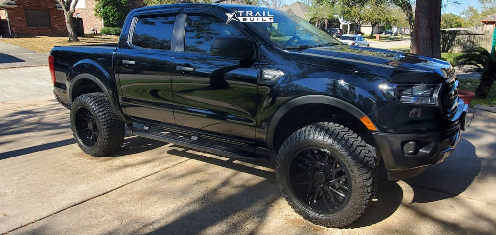 2021 Ford Ranger Wheel Offset Aggressive > 1" Outside Fender Suspension ...