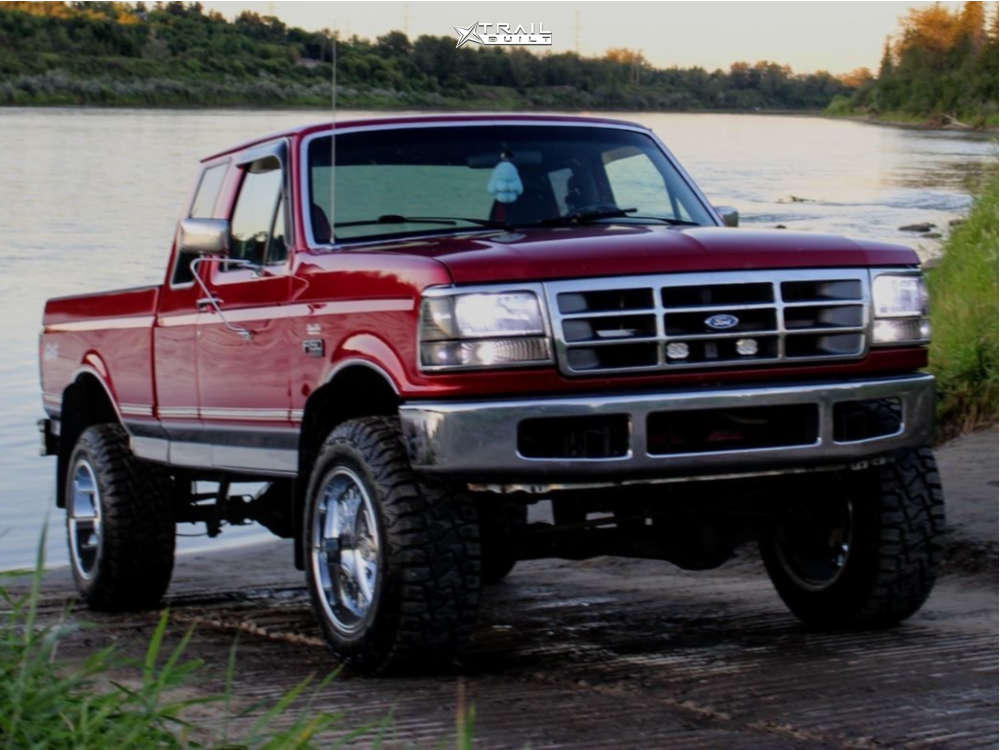 1994 Ford F-150 Wheel Offset Slightly Aggressive Suspension Lift 6 ...