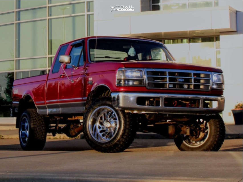 1994 Ford F-150 Wheel Offset Slightly Aggressive Suspension Lift 6 ...