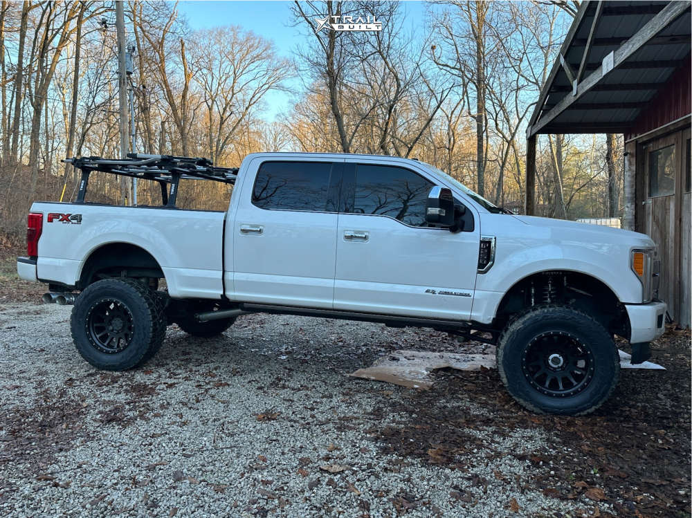 2018 Ford F-250 Super Duty Wheel Offset Aggressive > 1" Outside Fender ...