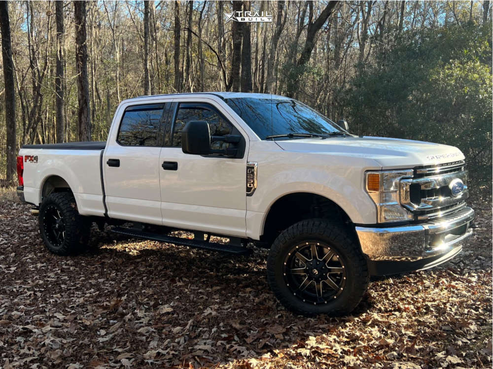 2021 Ford F-250 Super Duty Wheel Offset Aggressive > 1" Outside Fender ...