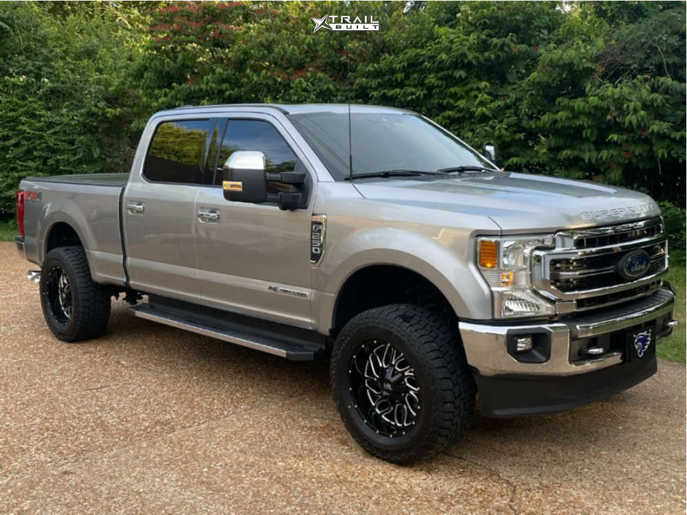 2022 Ford F-250 Super Duty Wheel Offset Aggressive > 1" Outside Fender ...