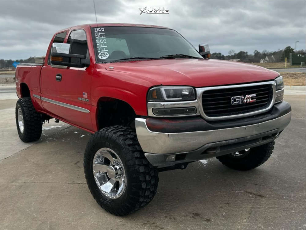 2000 GMC Sierra 2500 Wheel Offset Aggressive > 1" Outside Fender ...