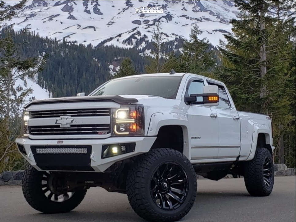 2016 Chevrolet Silverado 3500 HD Wheel Offset Aggressive > 1" Outside ...