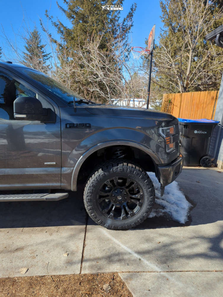 2017 Ford F-150 Wheel Offset Aggressive > 1" Outside Fender Leveling ...