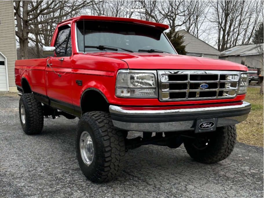 1992 Ford F-150 Wheel Offset Aggressive > 1" Outside Fender Suspension ...