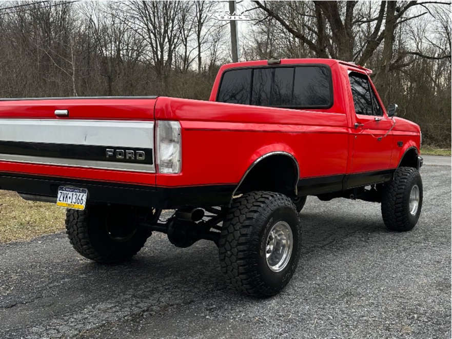 1992 Ford F-150 Wheel Offset Aggressive > 1" Outside Fender Suspension ...