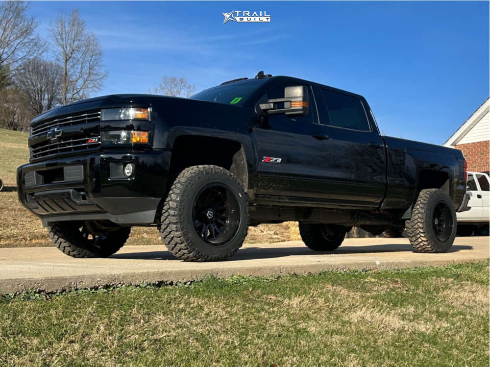 2016 Chevrolet Silverado 2500 HD Wheel Offset Aggressive > 1" Outside ...