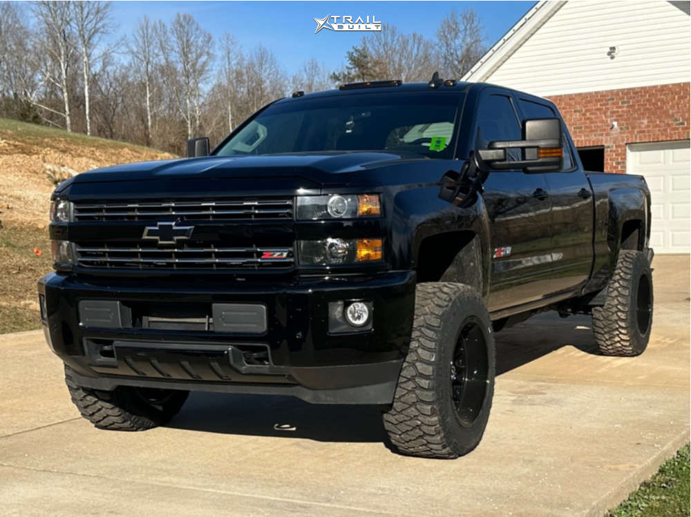2016 Chevrolet Silverado 2500 HD Wheel Offset Aggressive > 1" Outside ...